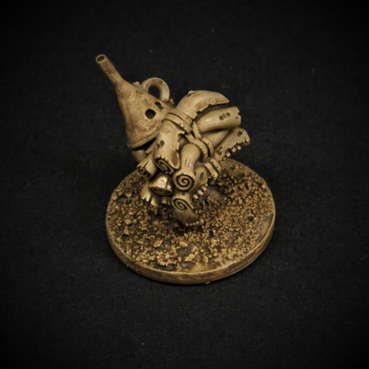 3D Printable Ficklesome Funnelston / Scroll Carrier by Knucklebones ...