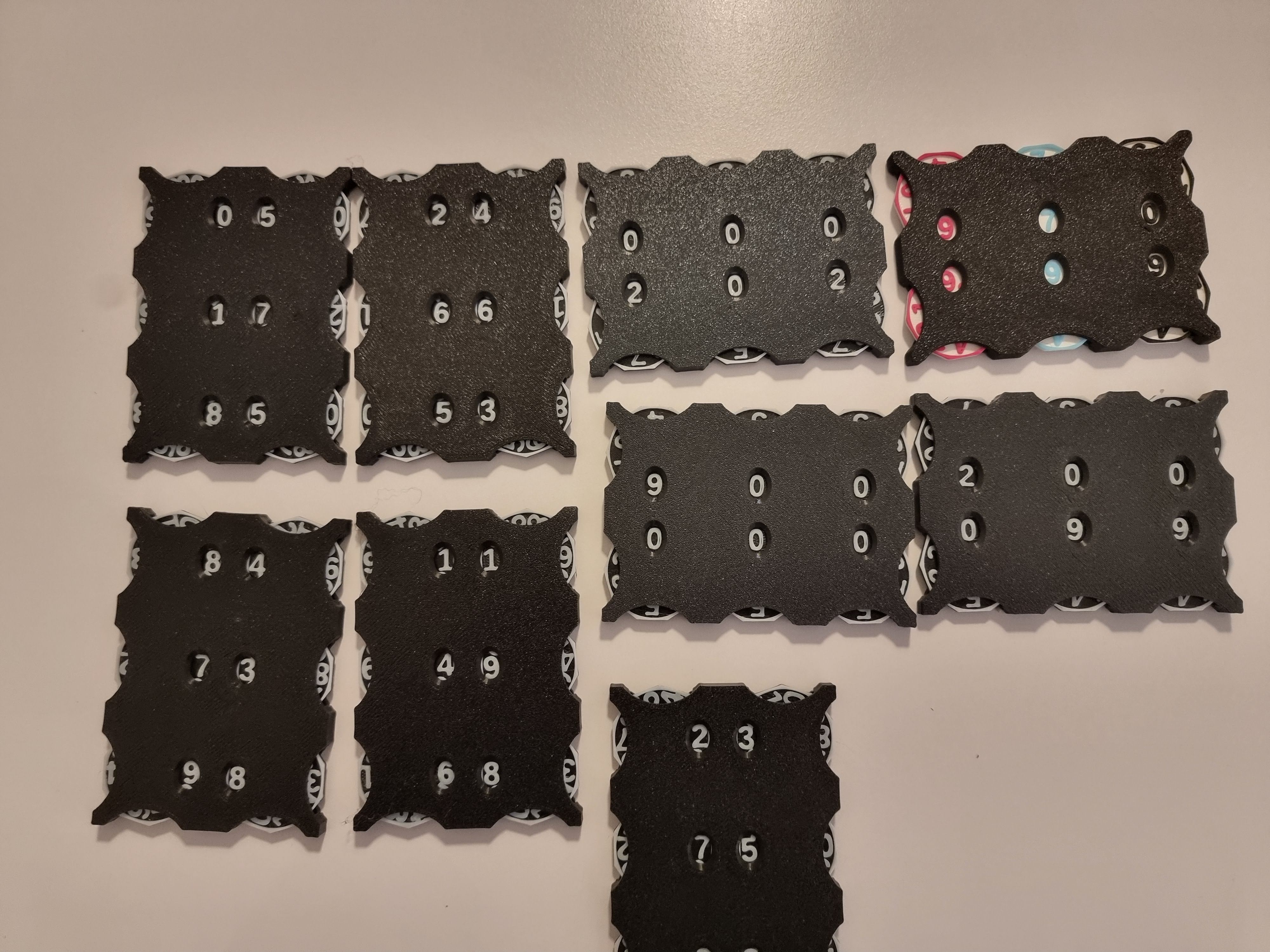 3D Printable MTG sized - HP Tracker/Counter - 6 Trackers in one card ...