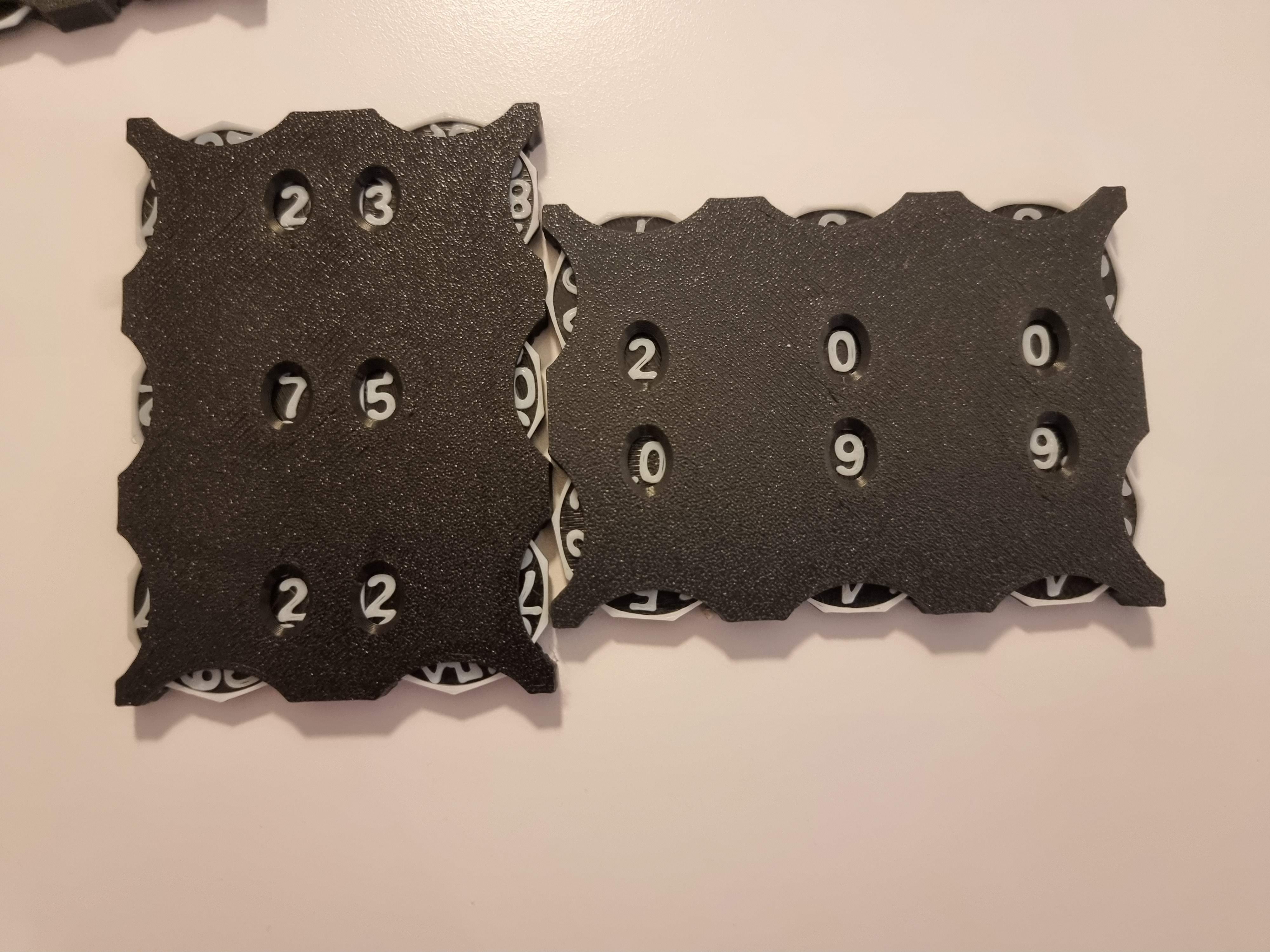 3D Printable MTG sized - HP Tracker/Counter - 6 Trackers in one card ...