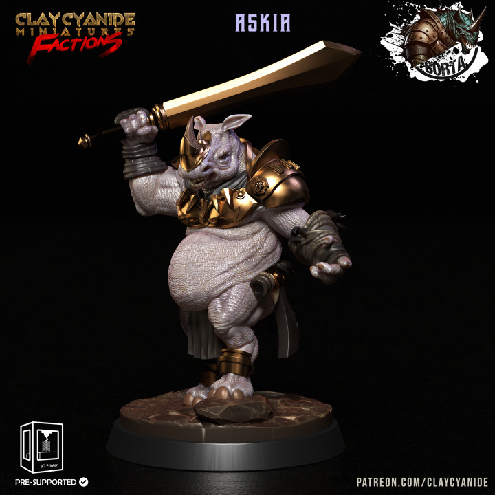 3D Printable Battle Borta by Clay Cyanide Miniatures