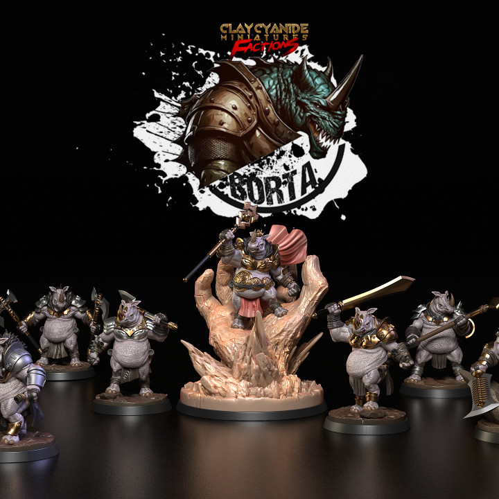 3D Printable Battle Borta by Clay Cyanide Miniatures