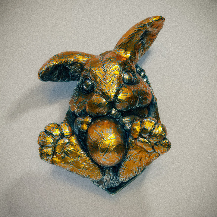 3D Printable Easter Bunny by Arminas Didziokas