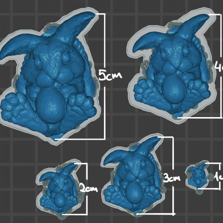 3D Printable Easter Bunny by Arminas Didziokas