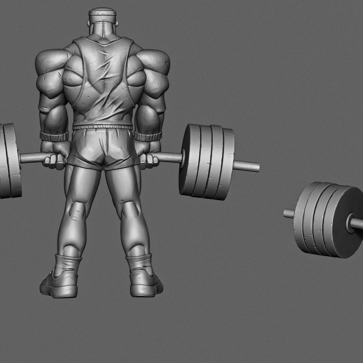 3D Printable Fit Dude by Arminas Didziokas