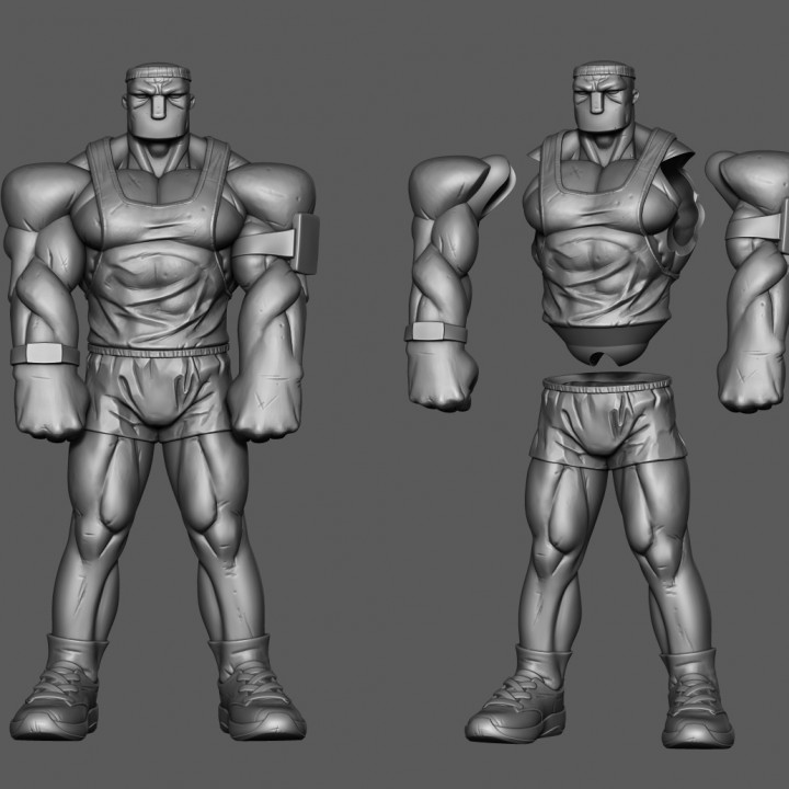 3D Printable Fit Dude by Arminas Didziokas