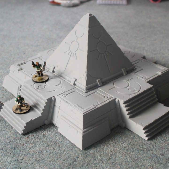 3D Print of Alien Artifacts - Temple Set by SpoiledOrc