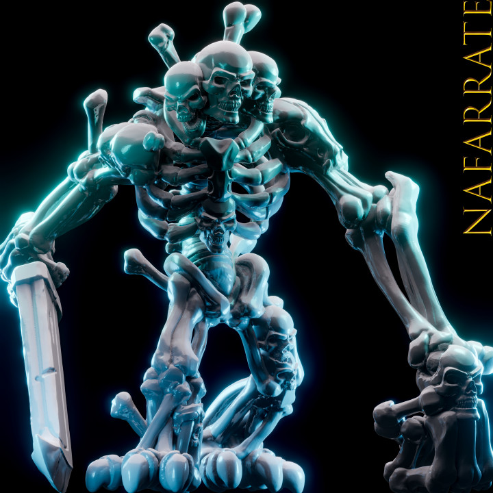 3D Printable Bone Golem by Nafarrate Designs