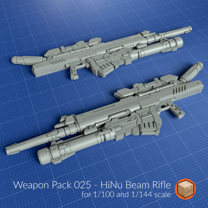 3D Printable WEAPON PACK 025 by Norman Caguiat
