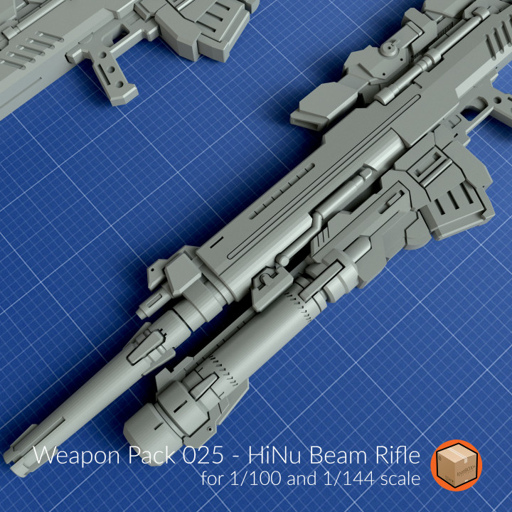 3D Printable WEAPON PACK 025 by Norman Caguiat