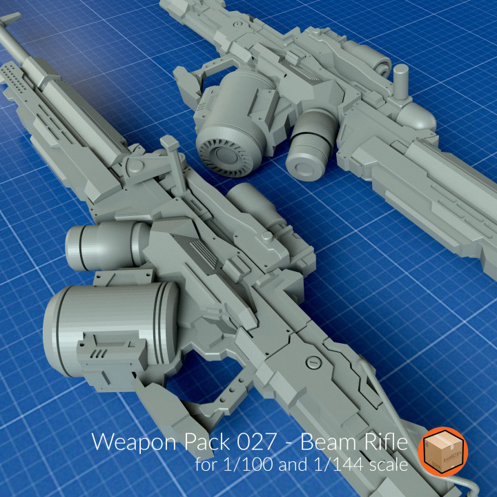 3D Printable WEAPON PACK 027 by Norman Caguiat