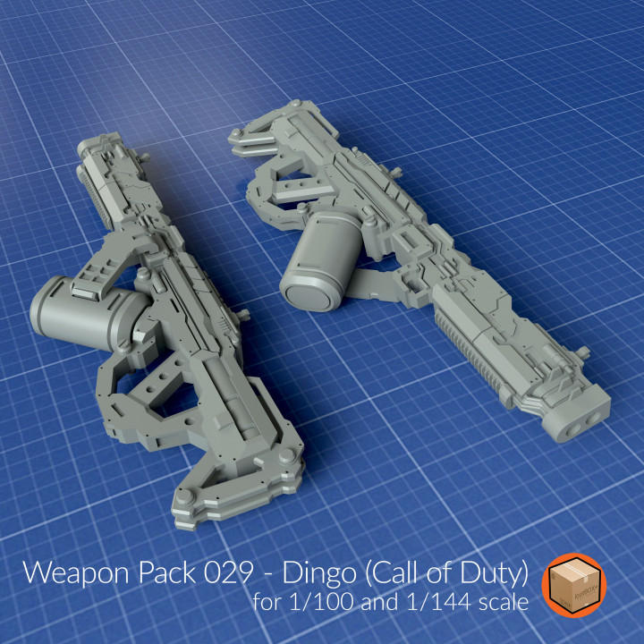 3D Printable WEAPON PACK 029 by Norman Caguiat