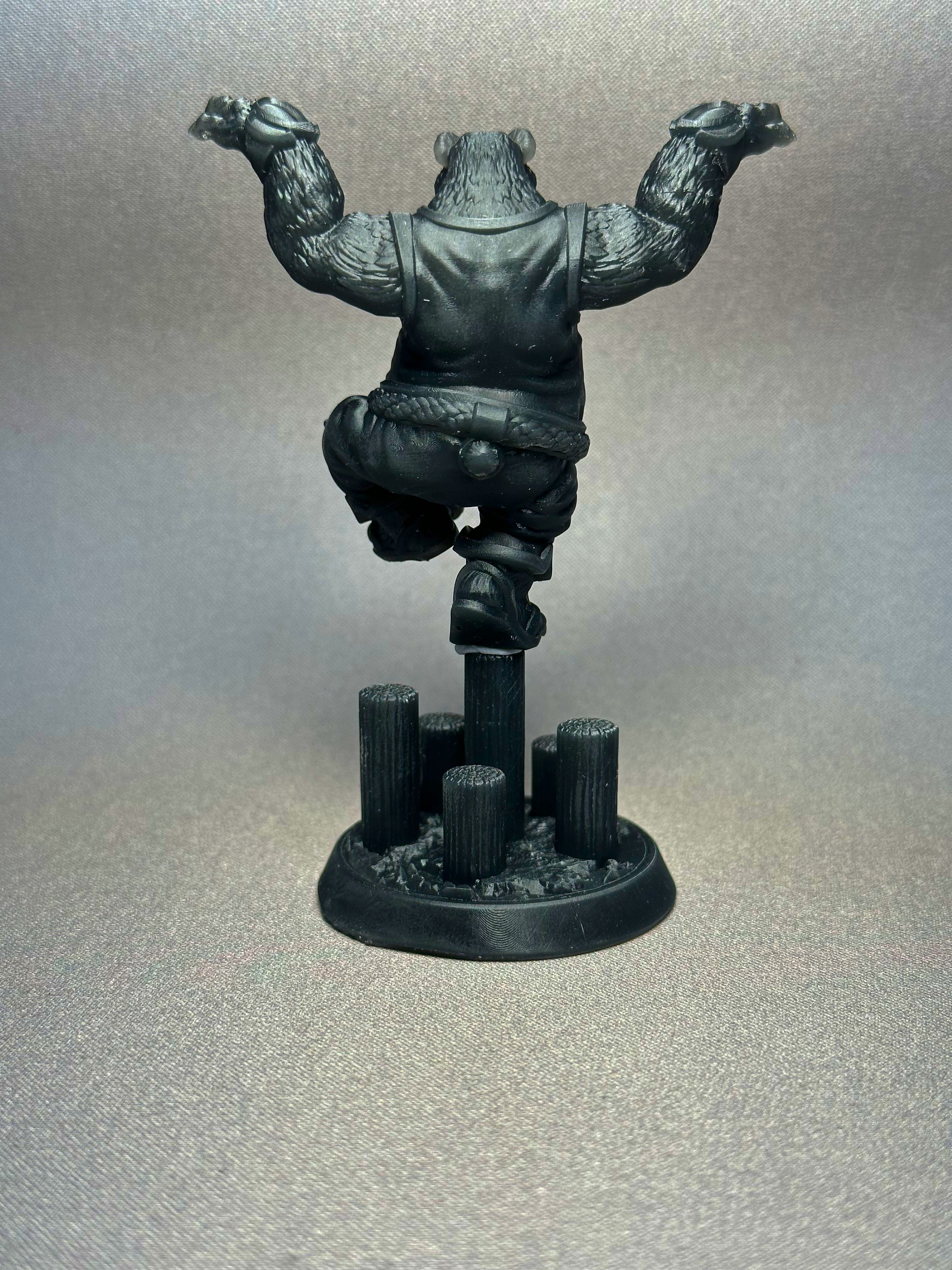 3D Printable Panda Monk Meditating by My3DPrintForge