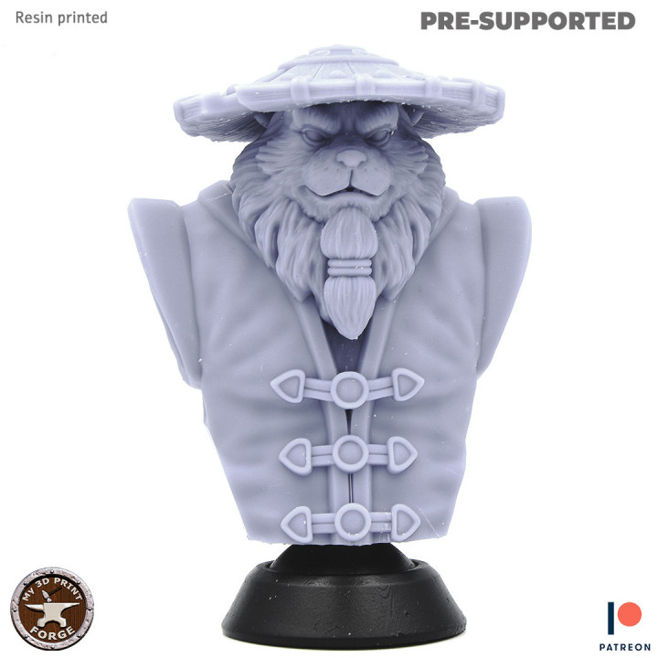 3D Printable Panda Leader BUST by My3DPrintForge