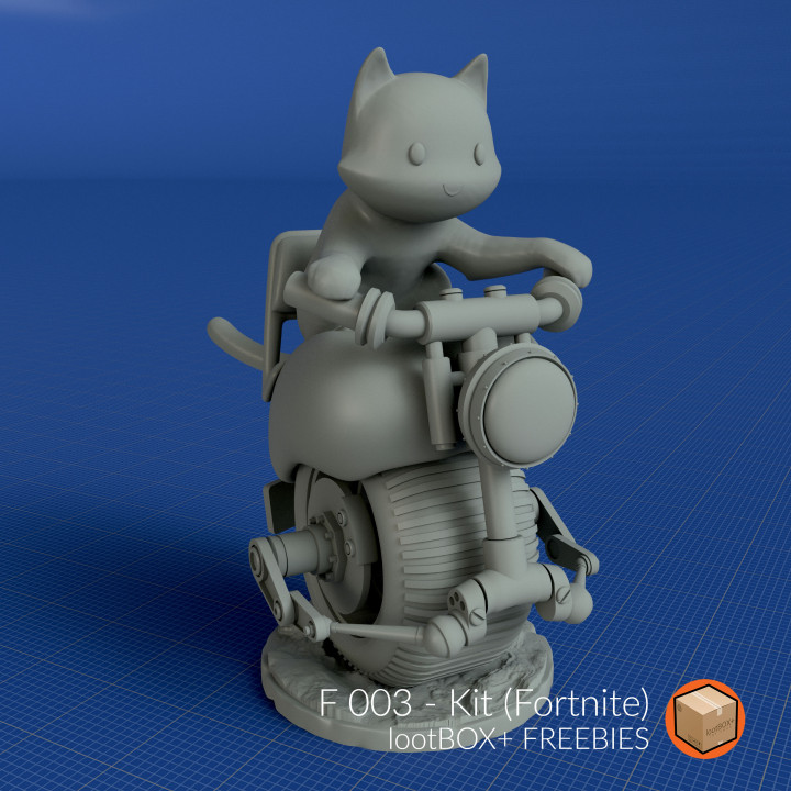 3D Printable F 003 - KIT (FORTNITE) by Norman Caguiat