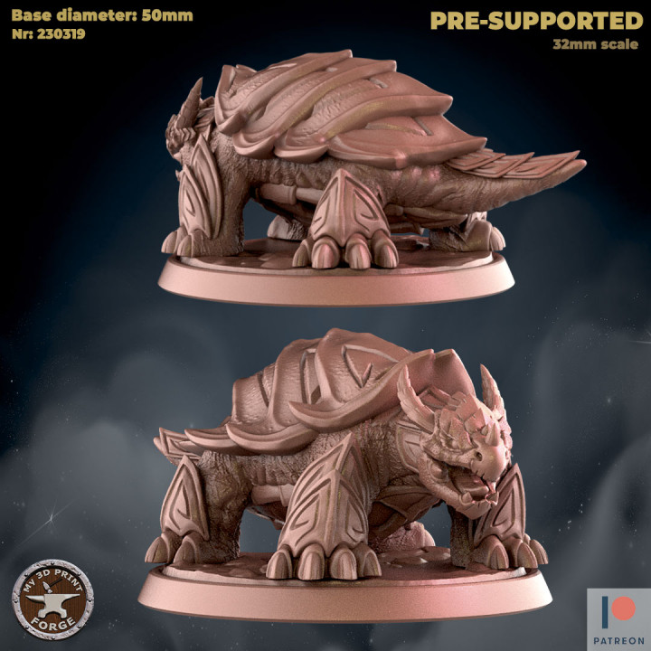 3D Printable Great Dragon Turtle by My3DPrintForge