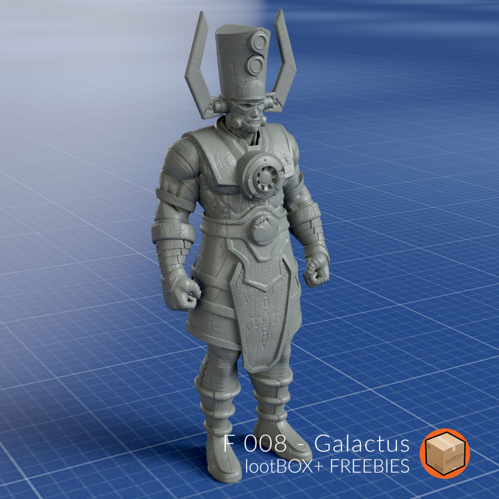 3D Printable F 008 - GALACTUS by Norman Caguiat