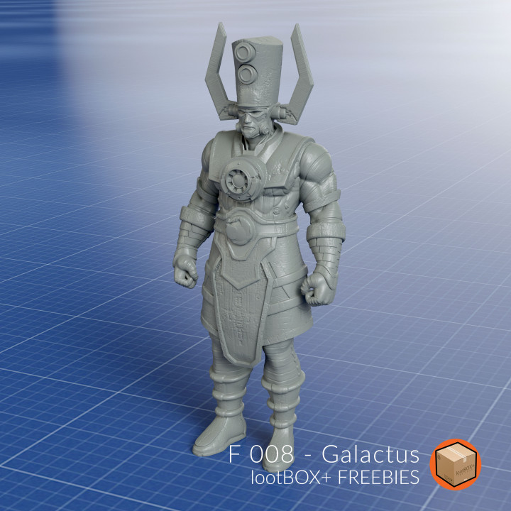 3D Printable F 008 - GALACTUS by Norman Caguiat