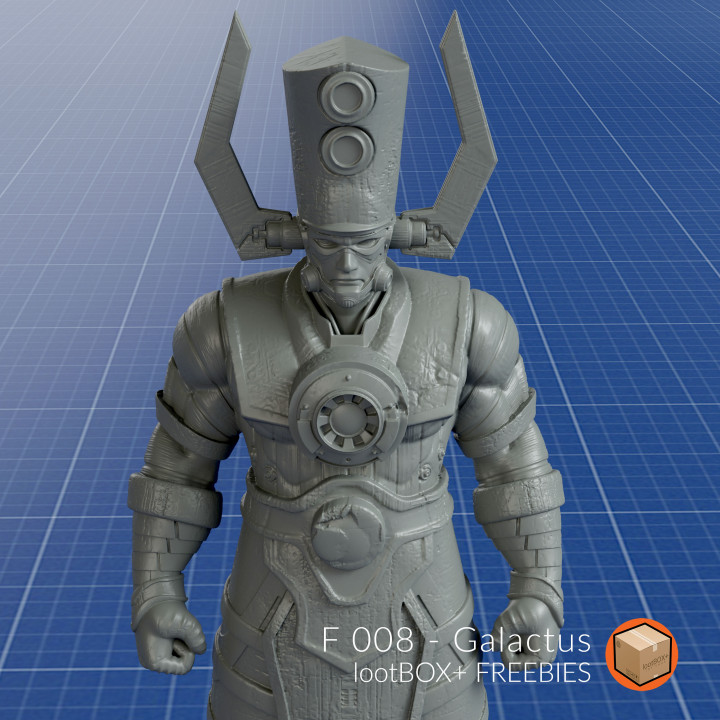 3D Printable F 008 - GALACTUS by Norman Caguiat