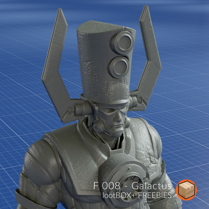 3D Printable F 008 - GALACTUS by Norman Caguiat