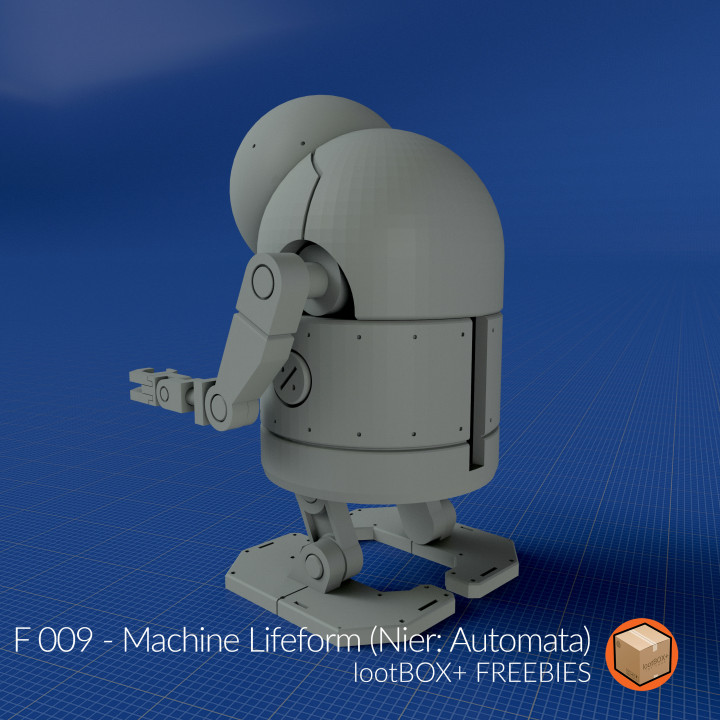 3D Printable F 009 - MACHINE LIFEFORM (NIER: AUTOMATA) by Norman Caguiat