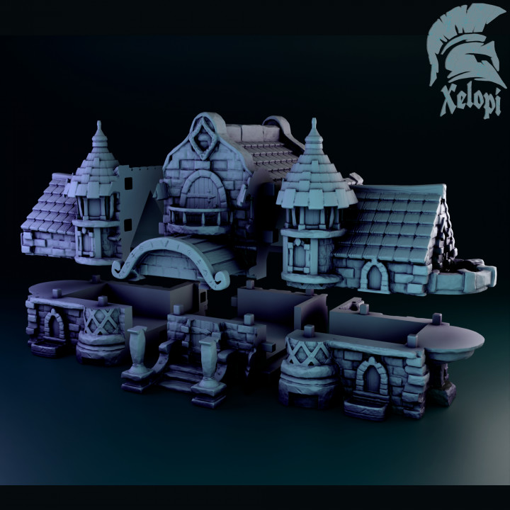 3D Printable Stylized house by Creator
