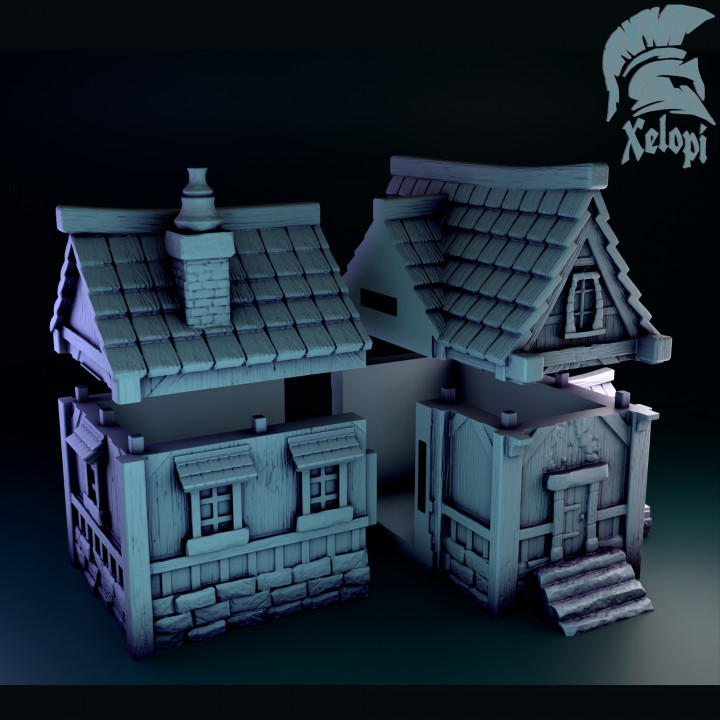 3D Printable Stylized house by Creator