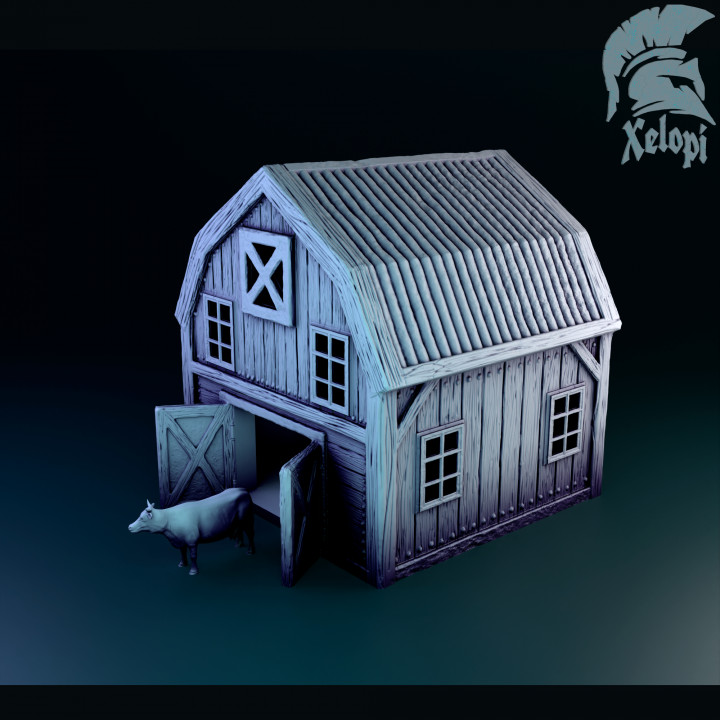 3D Printable Farm with animals by Creator
