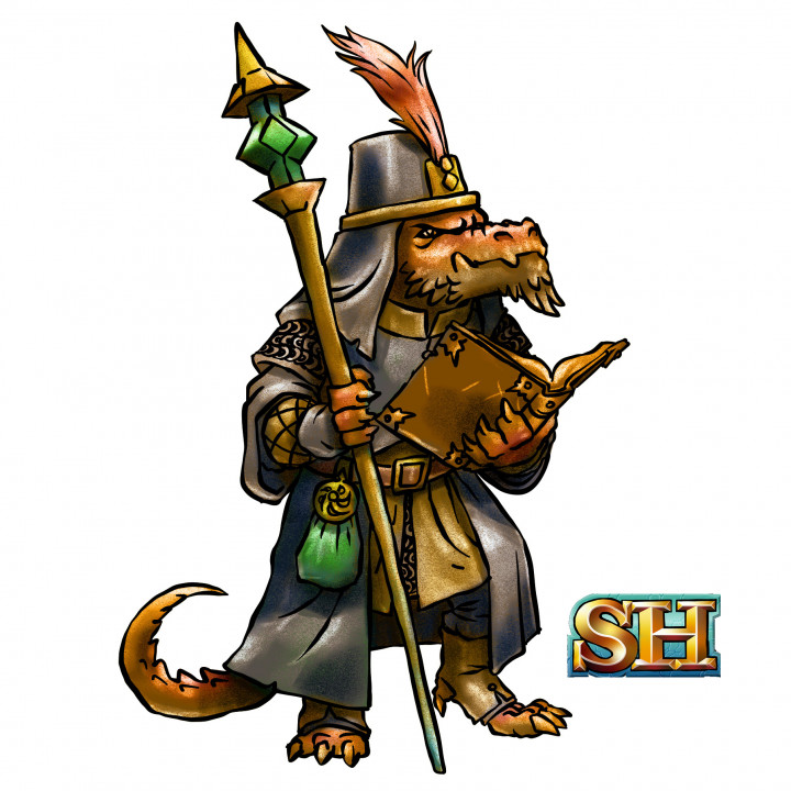 3D Printable Kobold Wizard City Watch by Stonehaven Miniatures