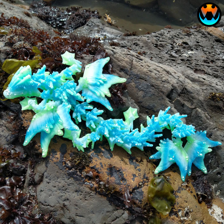 3D Printable Ocean Dragon by Cinderwing3D