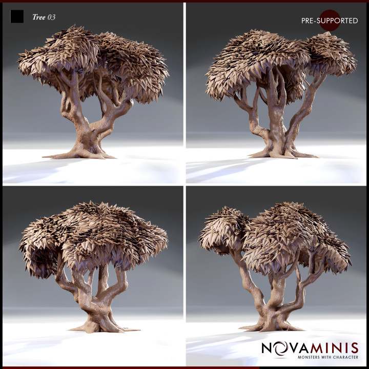 3D Printable Tree 03 by NOVAMINIS