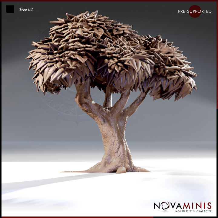 3D Printable Tree 02 by NOVAMINIS