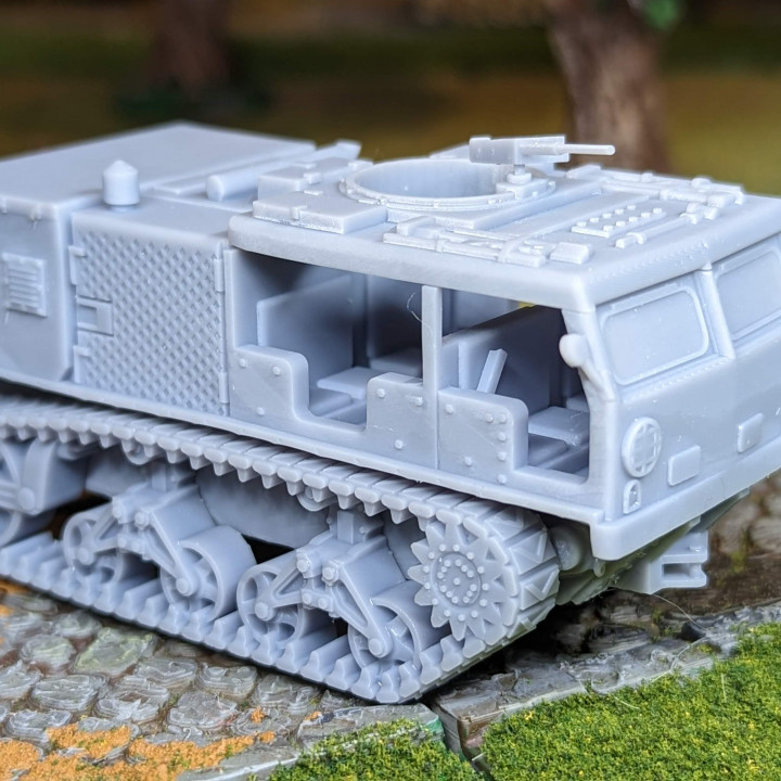 3D Printable M4 high speed tractor (USA, WW2, D-day) by Wargame3d