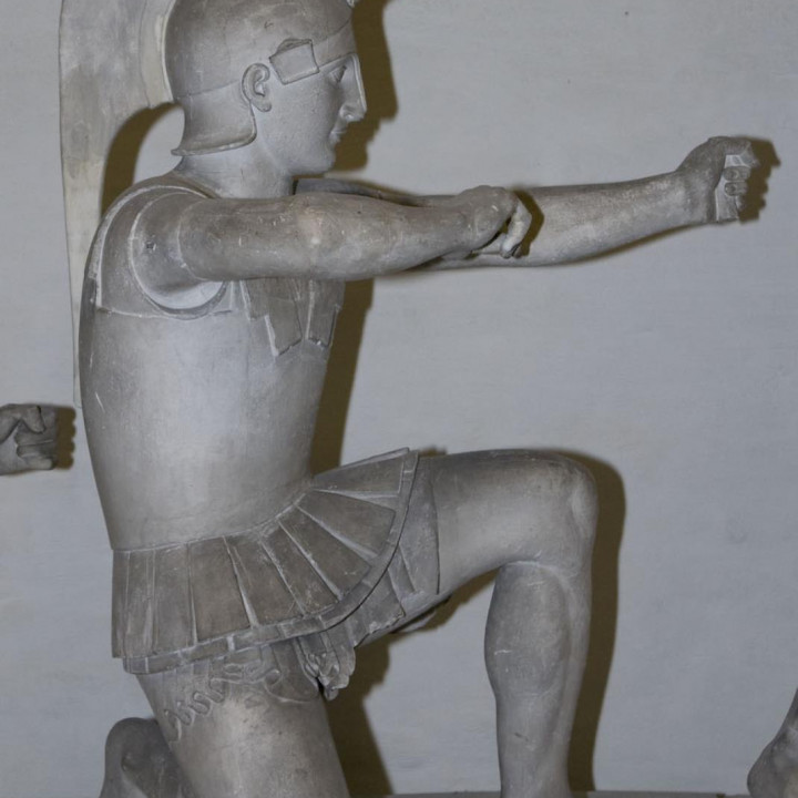 3D Printable Kneeling Archer - Temple of Aphaia (West Pediment) by SMK - Statens Museum for Kunst