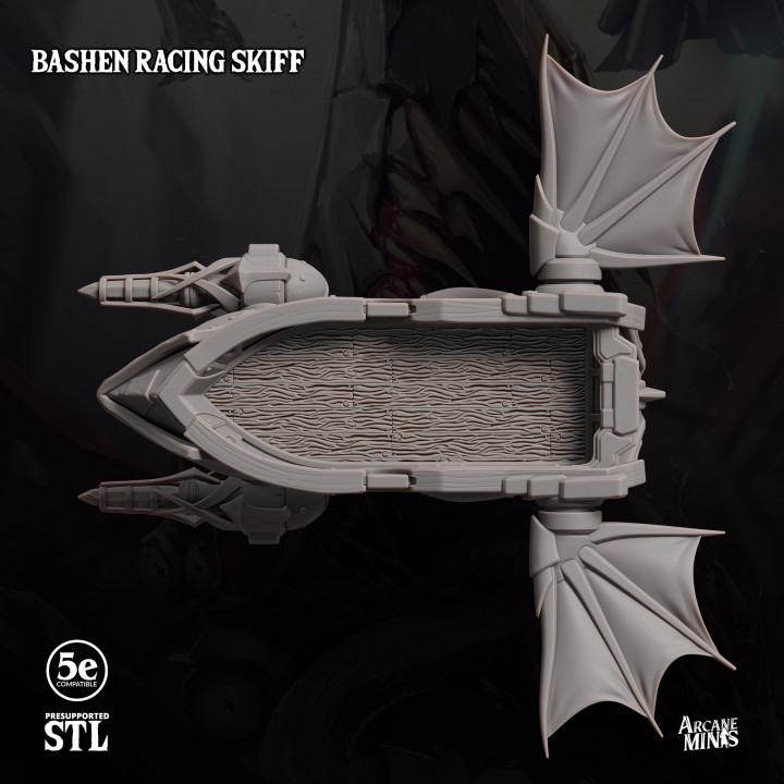 3D Printable Airship - Risky Racing Skiffs by Sordane Publishing