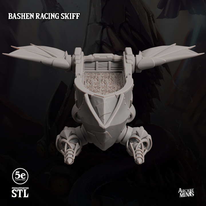 3D Printable Airship - Risky Racing Skiffs by Sordane Publishing