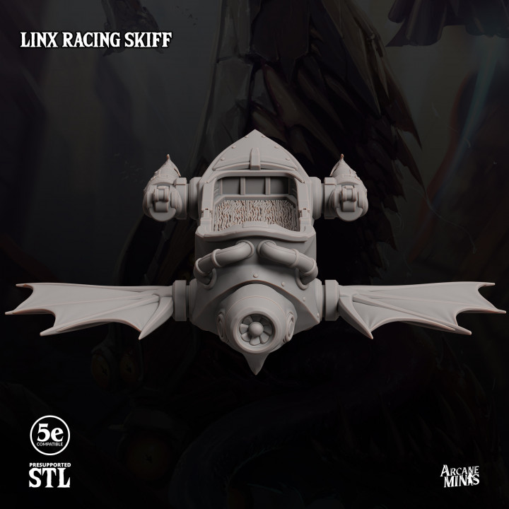 3D Printable Airship - Risky Racing Skiffs by Sordane Publishing