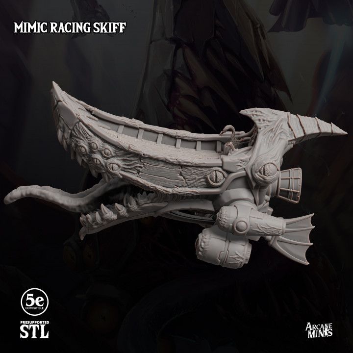 3D Printable Airship - Risky Racing Skiffs by Sordane Publishing