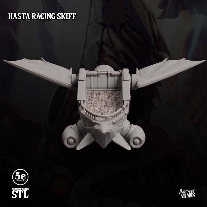 3D Printable Airship - Risky Racing Skiffs by Sordane Publishing