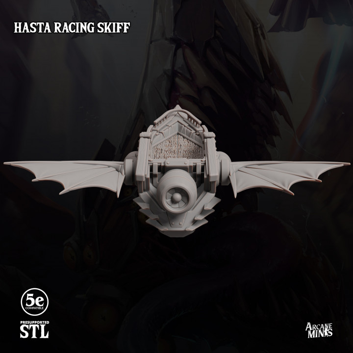 3D Printable Airship - Risky Racing Skiffs by Sordane Publishing