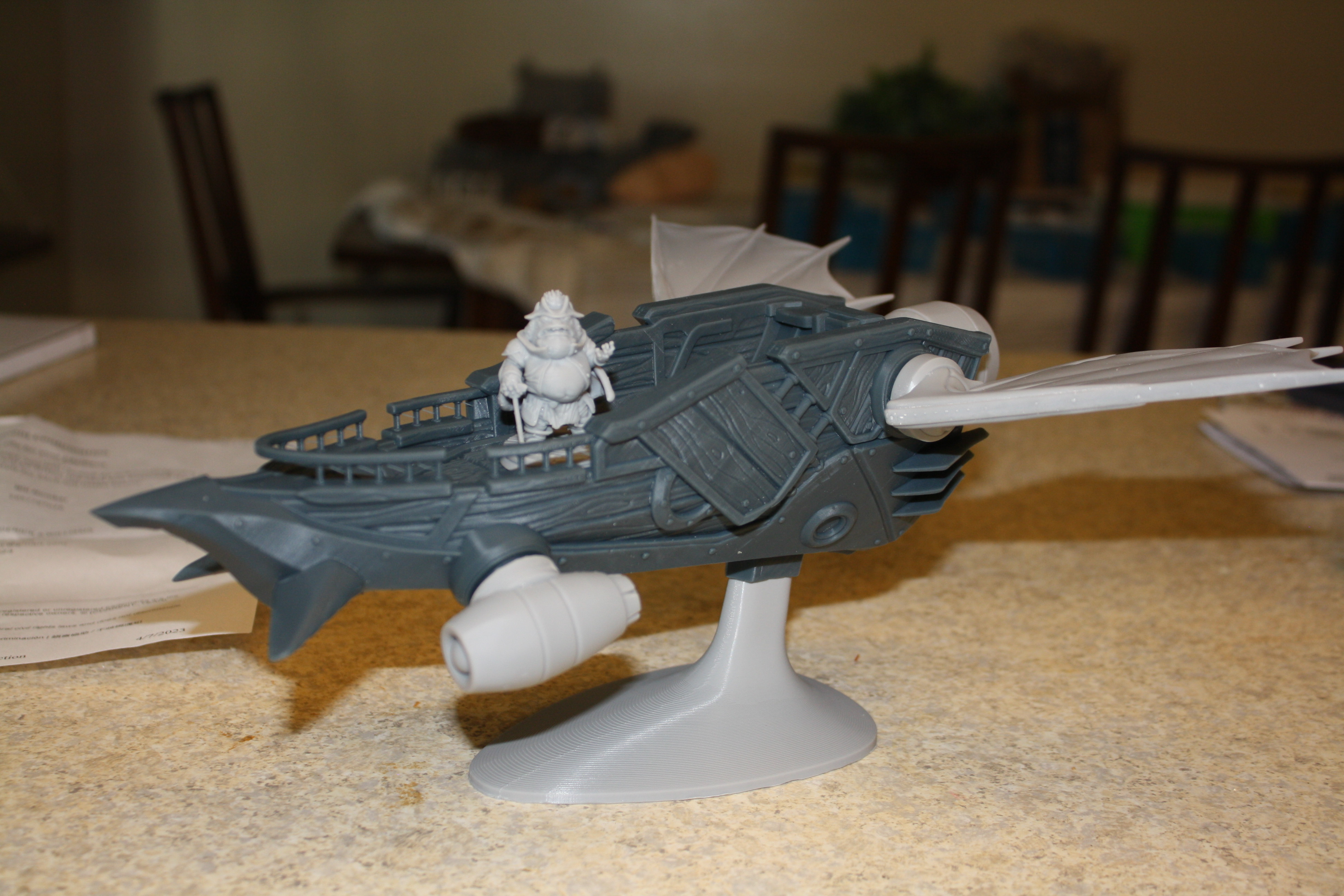 3D Printable Airship - Risky Racing Skiffs by Sordane Publishing