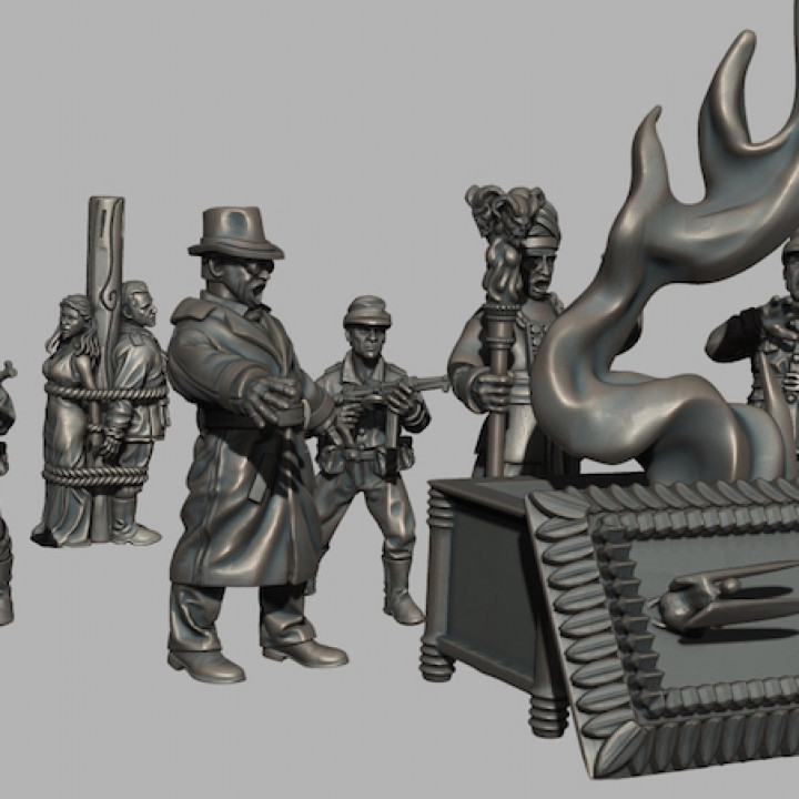3D Printable German Treasure Hunters by Wargames Atlantic