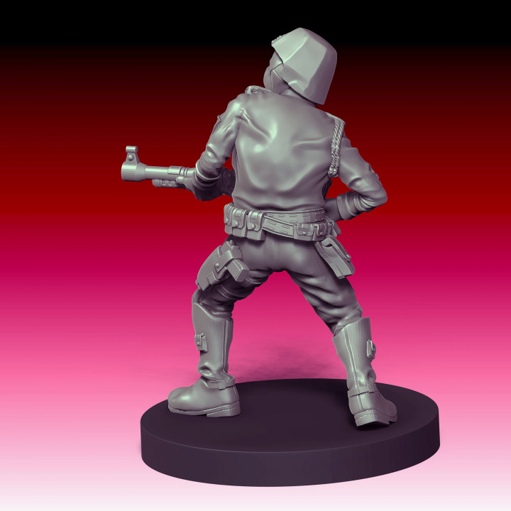 3D Printable Elite 'Cartoon' Guardsmen, Pose 2 by Dark-Platypus Studio