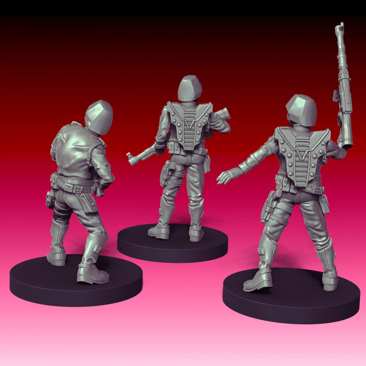 3D Printable Elite 'Cartoon' Guardsmen Squad by Dark-Platypus Studio