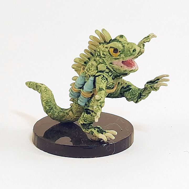 3D Printable Zihans, Mutant Iguana LizardFolk by Dark-Platypus Studio