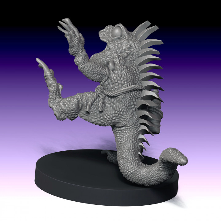 3D Printable Zihans, Mutant Iguana LizardFolk by Dark-Platypus Studio