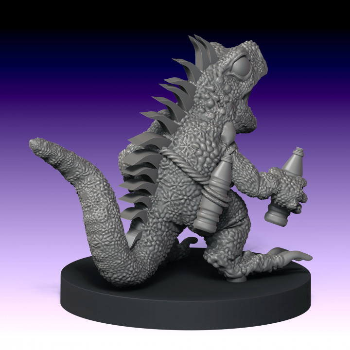 3D Printable Zihans, Mutant Iguana LizardFolk by Dark-Platypus Studio