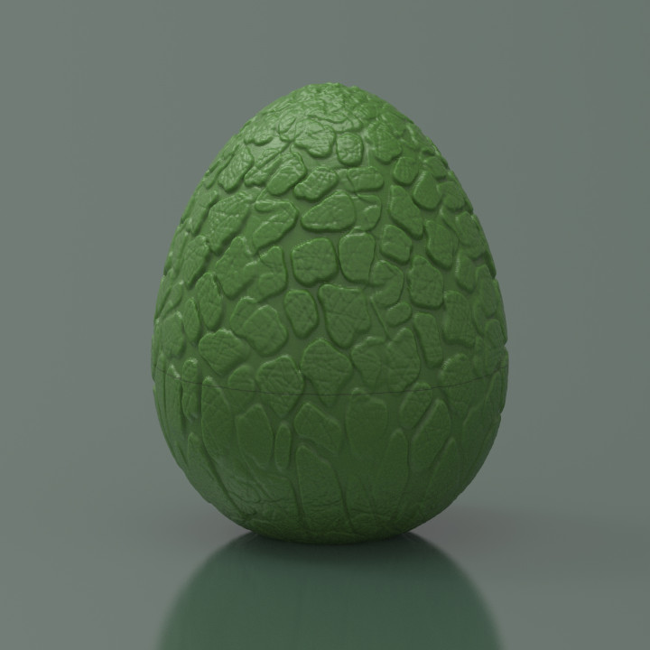 3D Printable Set 2 Dragon eggs by Torua3D