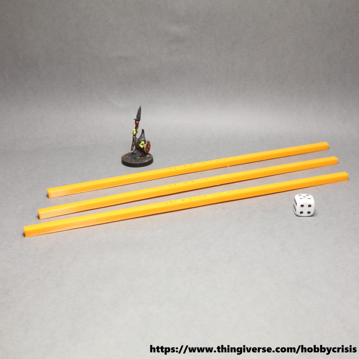 3D Printable 3 and 9 inch measurement by Michael Lindbjerg Ahle