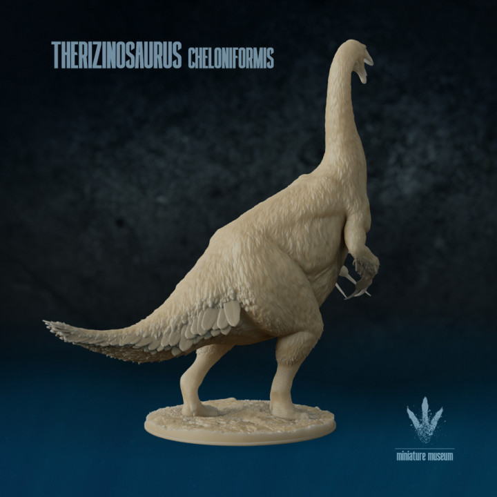 3D Printable Therizinosaurus cheloniformis : The Scythe Lizard by ...