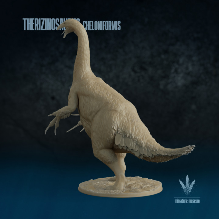 3D Printable Therizinosaurus cheloniformis : The Scythe Lizard by ...